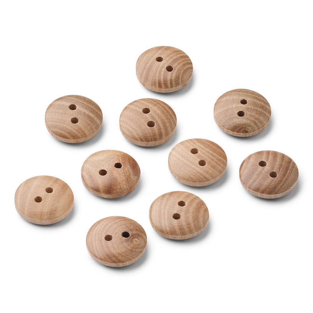 LindeHobby Botones de Madera 15 mm, 10 uds - Compra barato aquí